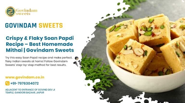 Soan Papdi Recipe | Best Crispy Flaky Homemade Mithai